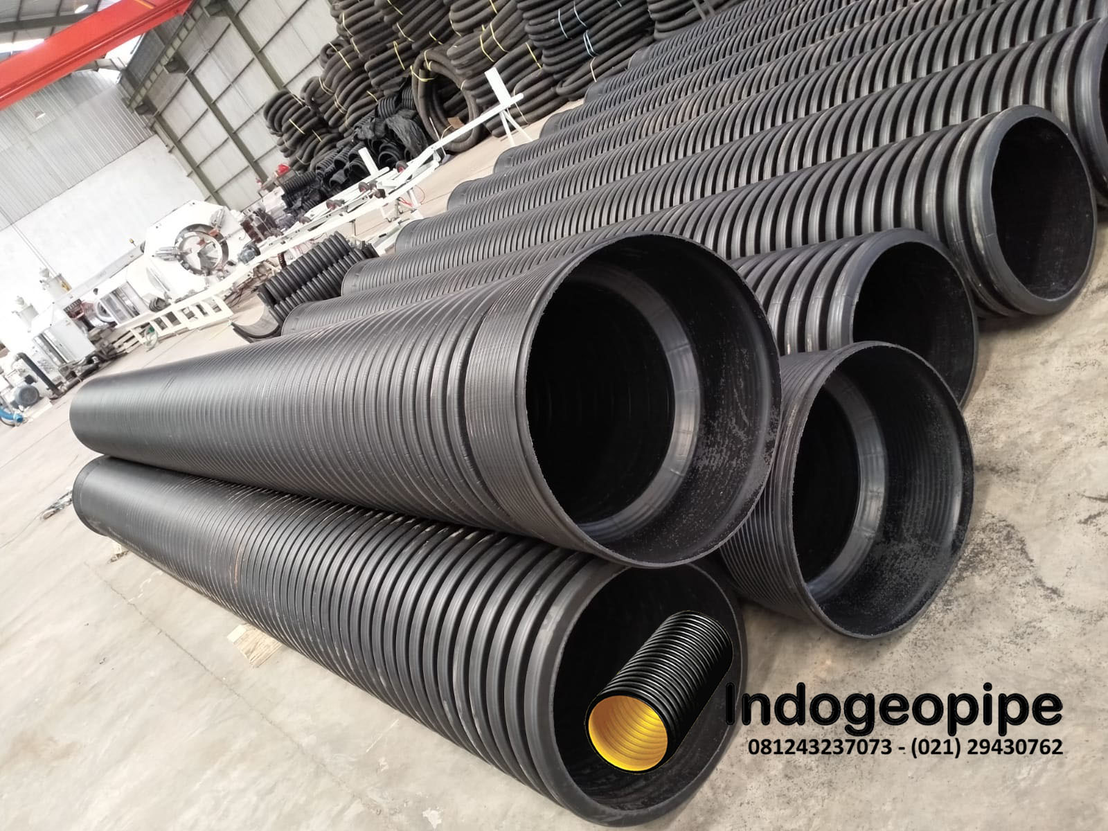 Pipa HDPE Corrugated – Indogeopipe